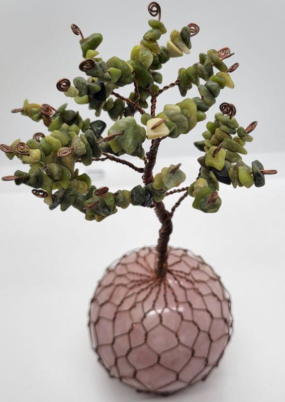 7 in. Gem Tree with Hand Twisted Copper - ForHeavenSake