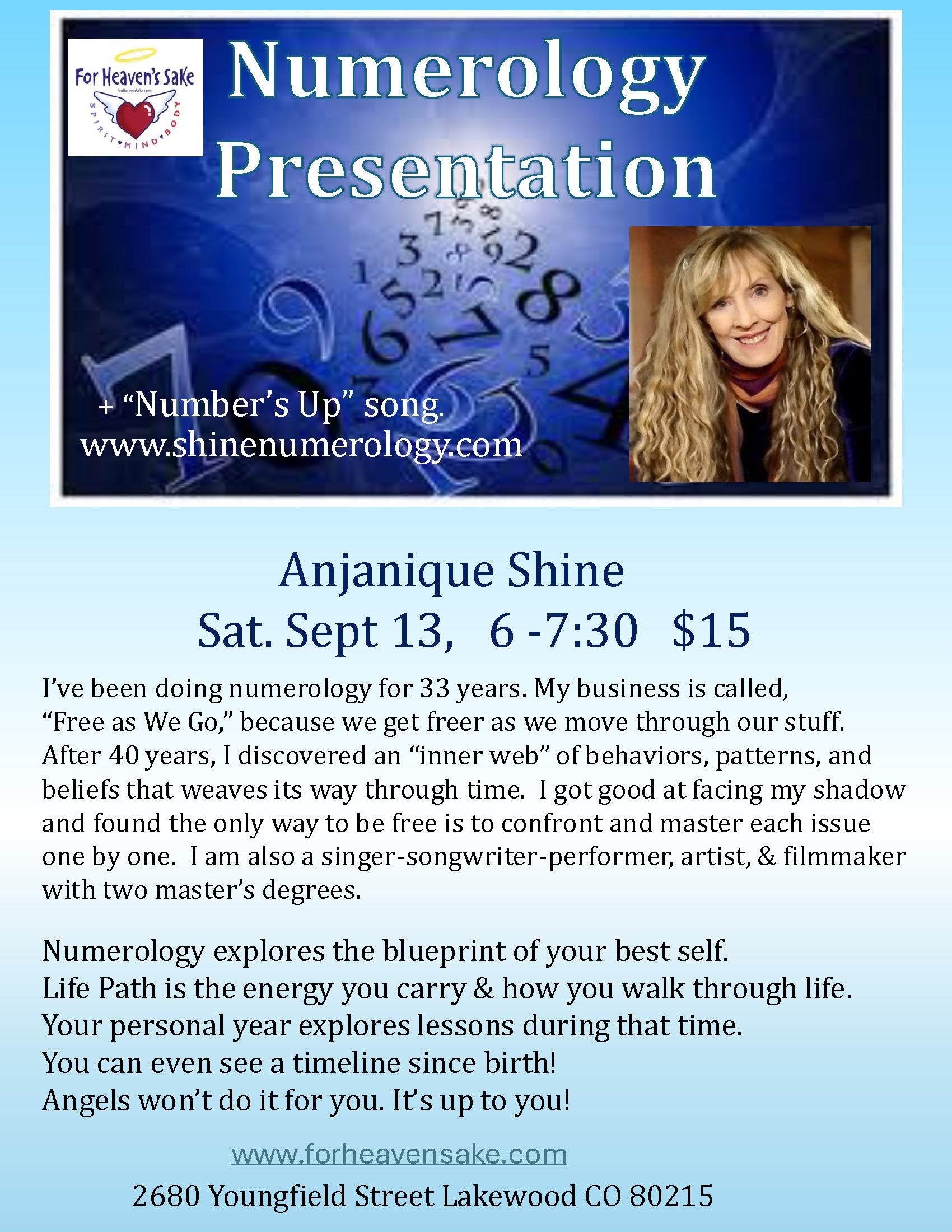 Numerology Made Fun: What's Inside the Numbers with Anjanique Shine ...