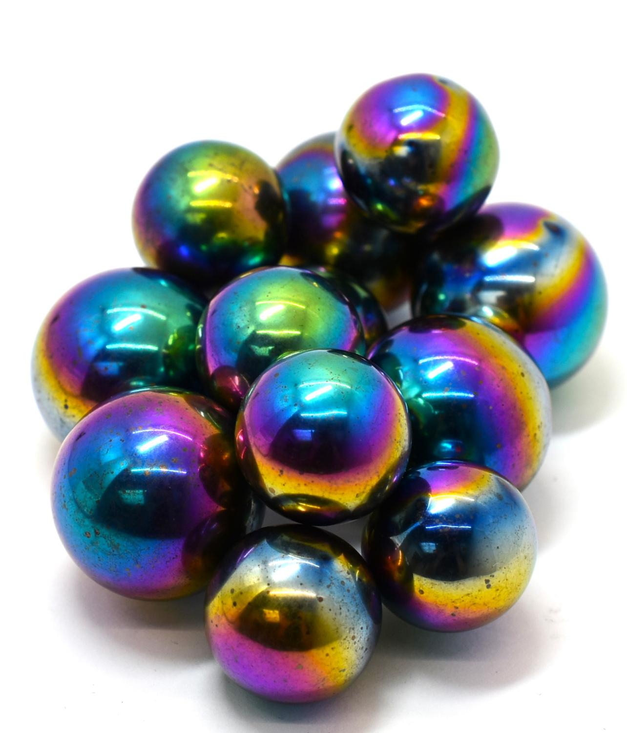 Rainbow Hematite Magnetic Sphere - ForHeavenSake