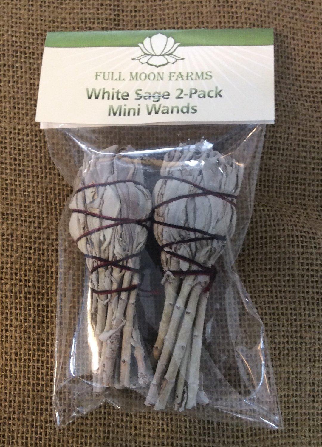 White Sage Mini Wand 2-Pack