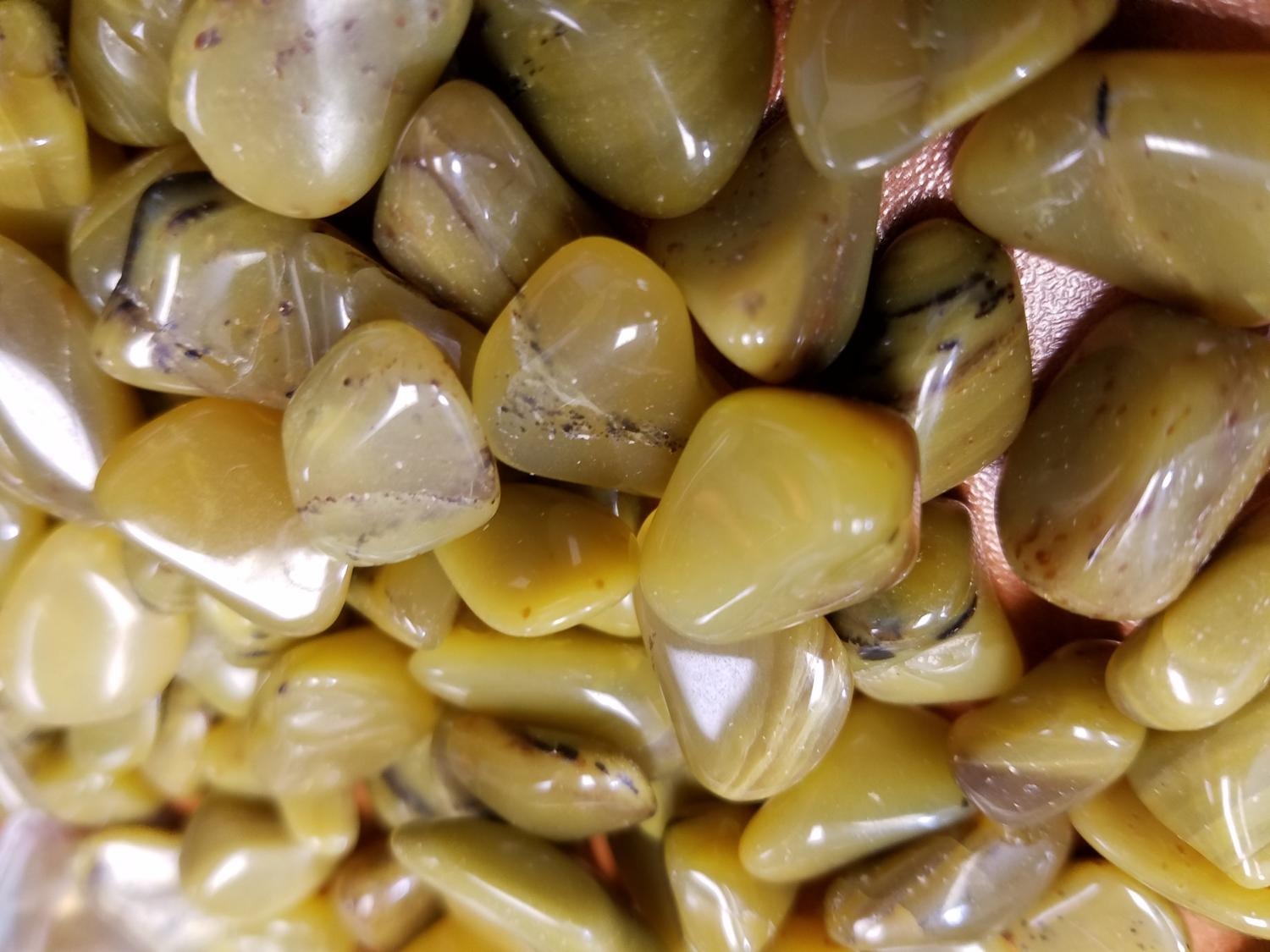 Opal/Olive Green - Tumbled